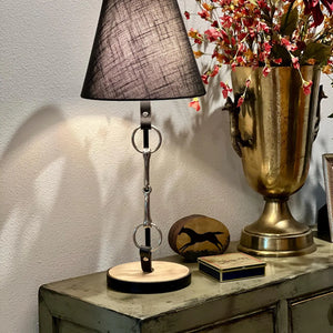 The Snaffle Bit Lamp: A Rustic Modern Equestrian Light – October Design ...
